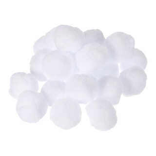 Fake Snow balls Toys White Artificial Snow Plush Balls - Bed Bath ...