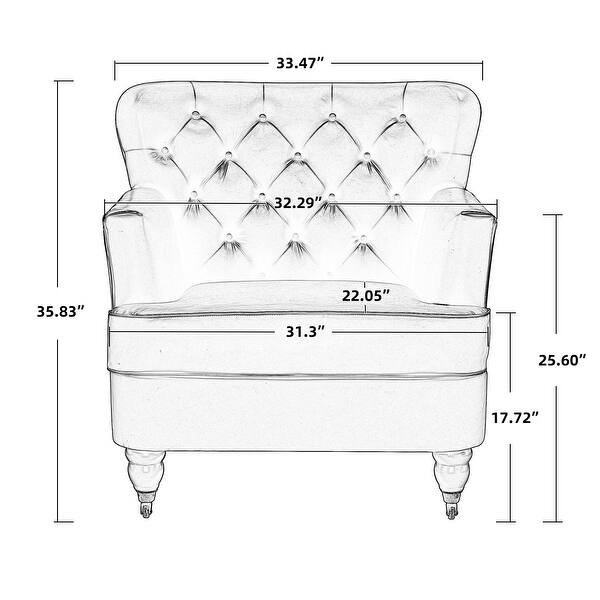 PU Leather Cub Chair Accent Chair - Bed Bath & Beyond - 35125136