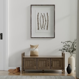 WYNDENHALL Rowan SOLID WOOD 44 inch Wide Transitional Entryway Storage ...