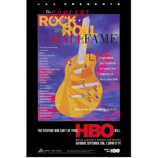 "The Concert for the Rock and Roll Hall of Fame (1995)" Poster Print ...