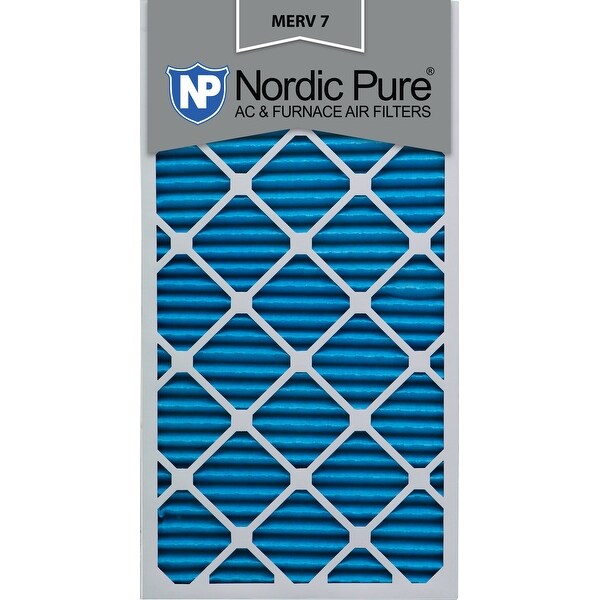 Nordic Pure 20x30x1 Pleated MERV 7 AC Furnace Air Filters Qty 6 Bed Bath Beyond 20058834