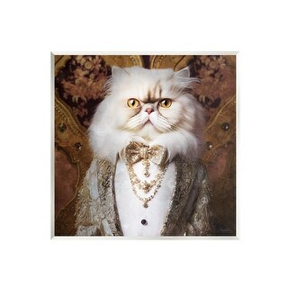 Stupell Fancy Cat Portrait Wall Plaque Art Roozbeh - Bed Bath & Beyond ...