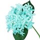 Set of 2 Tiffany Blue Artificial Star Hydrangea Flower Stem Bush ...