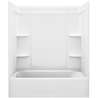 Sterling Ensemble 60" x 33-1/4" x 76-1/4" Vikrell Shower with Drain ...