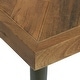 Villard Mango Wood Handcrafted Parquet Side Table by Christopher Knight ...