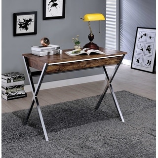 36" Brown Rectangular Writing Desk - Bed Bath & Beyond - 37108803