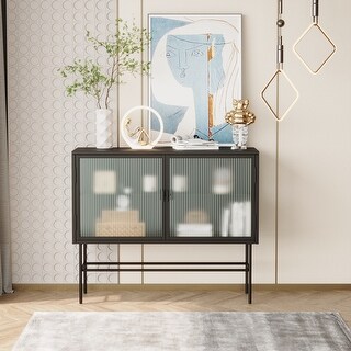 Console Table Simple Modern Sideboard Storage Cabinet - Bed Bath ...