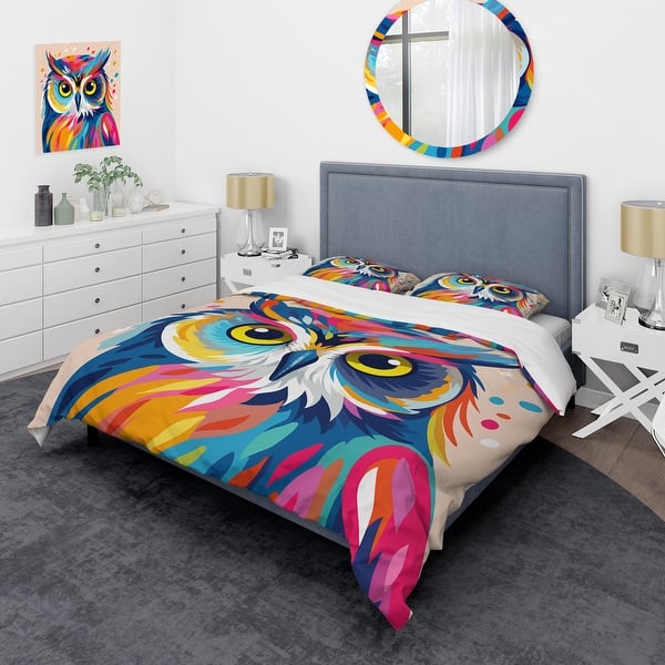 owl queen bedding