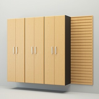 4 Piece Slatwall Panel, Cabinet Storage Set - Bed Bath & Beyond - 7954508