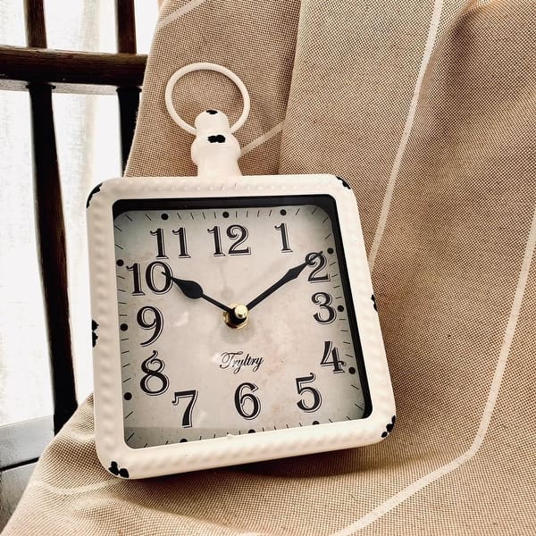 rustic square wall clocks