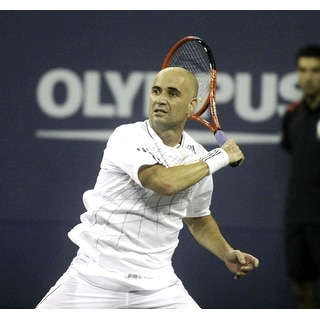 Andre Agassi playing tennis Photo Print - Bed Bath & Beyond - 25468468