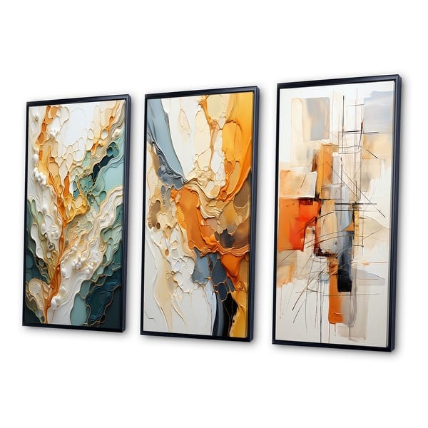 3 abstract prints