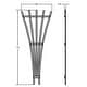 HIGHWOOD Eco-Friendly 6ft Traditional Fan Trellis - Bed Bath & Beyond ...