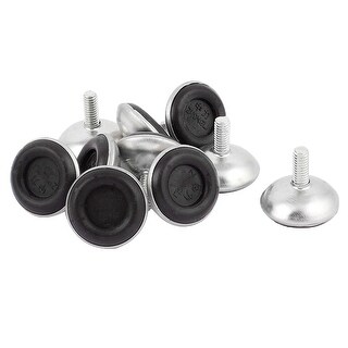 10Pcs Adjustable Screw On Type Furniture Glide Leveling Feet 6x15x28mm ...