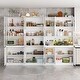 Modular Buffet and Display Cabinet - Modular Design in Pristine White ...