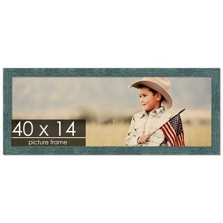 40x14 Distressed/Aged Color Wood Picture Panoramic Frame - Panoramic ...