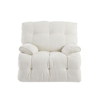 360 Degree Swivel Fabric Single Sofa Rocking Recliner Chair - Bed Bath ...