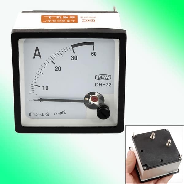 AC 0-30A Class 1.5 Accuracy Analog Panel Meter Ammeter DH72 - AC 0-30A ...