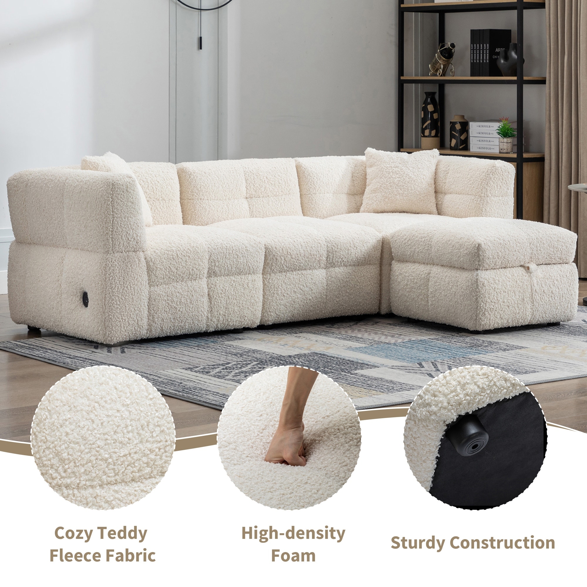 Cream Sectional Sofas - Bed Bath & Beyond