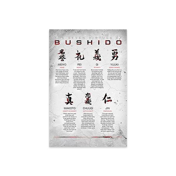 Bushido Code Print On Acrylic Glass by Nikita Abakumov - Bed Bath ...
