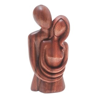 Novica Handmade Honeymoon Couple Wood Statuette - Bed Bath & Beyond ...