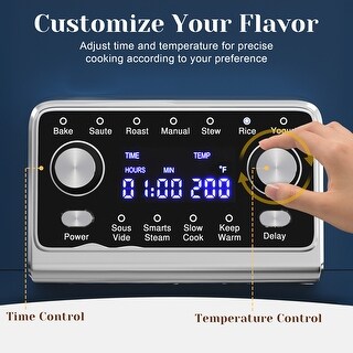 12-in-1 Digital Programmable Slow Cooker, 8 Quart Multi-Cooker - Bed ...