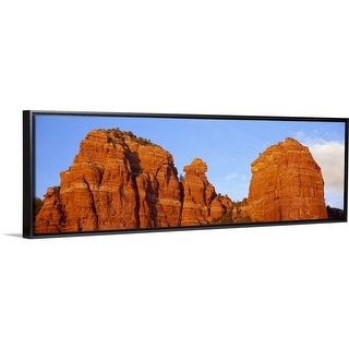 "Red Rocks Sedona AZ" Black Float Frame Canvas Art - Bed Bath & Beyond ...