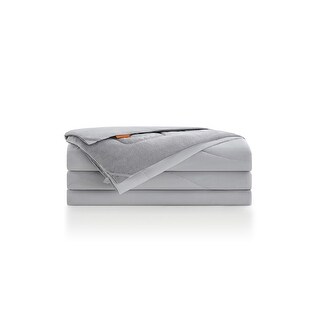 Dove Grey Polyamide Microfiber Dual-Sided Cooling and Warmth Duvet ...