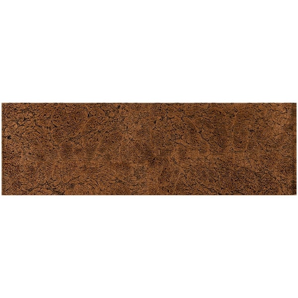 TileGen. 4" x 12" Glass Subway Tile in Brown Wall Tile (30 tiles/10sqft ...