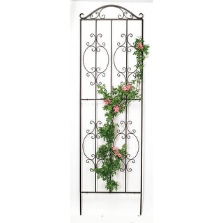 Montebello Metal Tall Garden Trellis - Bed Bath & Beyond - 40463582