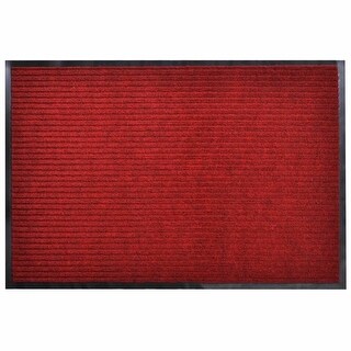 vidaXL Red PVC Door Mat 2' 9" x 4' 9" - Bed Bath & Beyond - 25736281