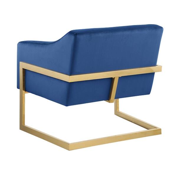Best Master Furniture Modern Helix Leather Arm Chair - On Sale - Bed ...
