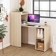 Costway Extendable Computer Desk Reversible Home Office Desk Study ...