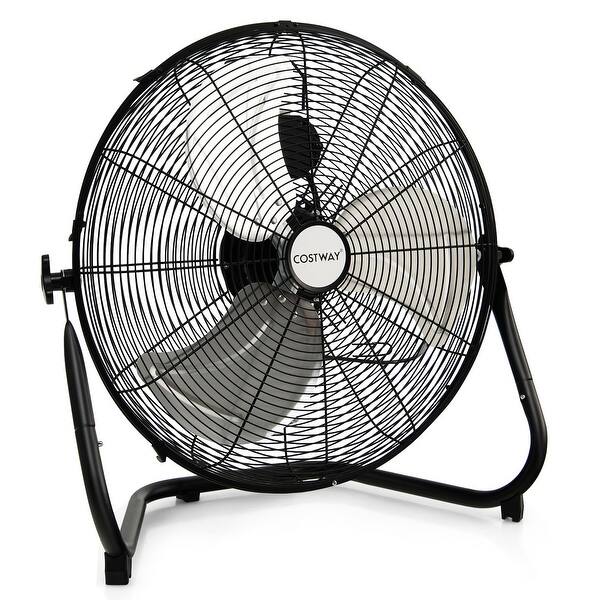 20''High Velocity Floor Fan Heavy Duty Floor Fan w/3 Wind Speeds - Bed ...