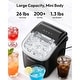 Euhomy IM001BBL Black Countertop Portable Bullet Ice Maker - Bed Bath ...