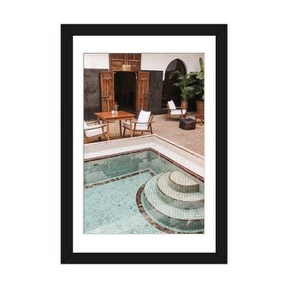 iCanvas "Riad Pool In Marrakech" by Henrike Schenk PFA - Bed Bath ...