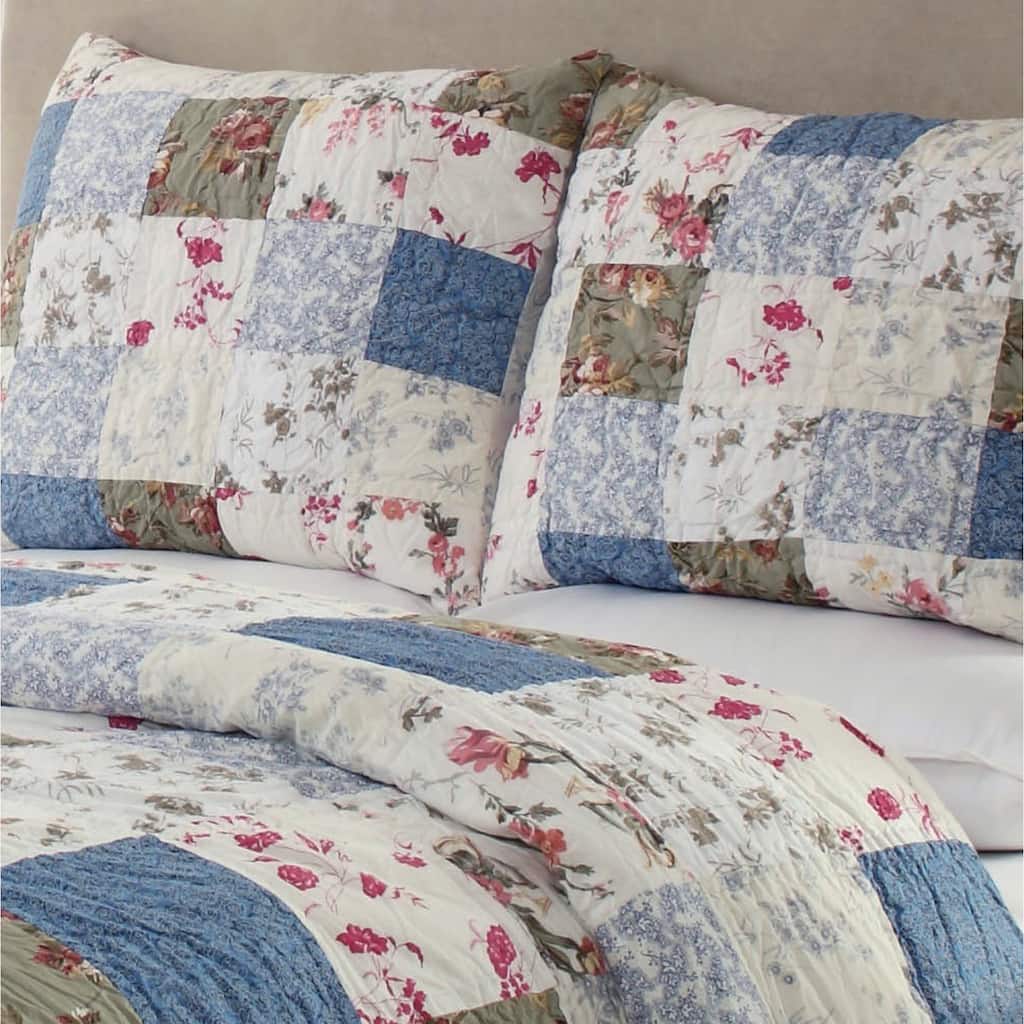 The Gray Barn Tanglewood Handmade Patchwork 3-piece Quilt Set ...