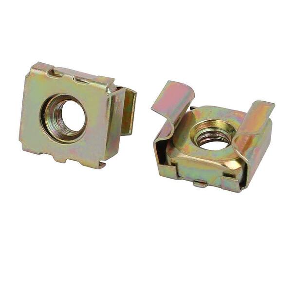 20pcs M5 Carbon Steel Captive Cage Nut for Server Shelf Cabinet - Brass ...