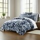 Alexandria Indigo Cotton Comforter Set 8 Piece - Bed Bath & Beyond ...