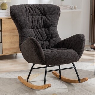 Teddy Fabric Rocking Chair - Bed Bath & Beyond - 39376611