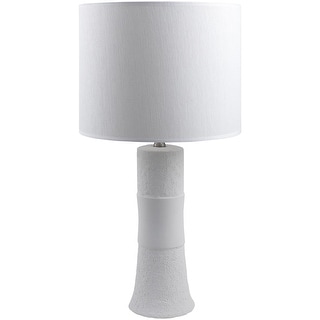 Victor Modern & Contemporary White Accent Table Lamp - 27"H x 14"W x 14 ...
