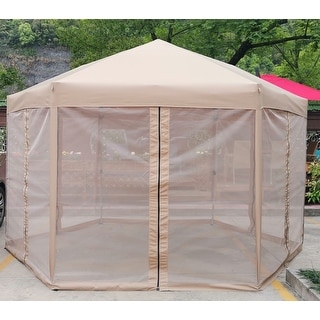 Outdoor Canopy Hexagonal Canopies Gazebos & Pergolas - Bed Bath ...