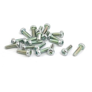 M3x10mm Pan Head Torx Socket Triangle Thread Screw Bolt Silver Tone ...