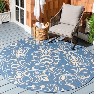 SAFAVIEH Beach House Jula Indoor/ Outdoor Waterproof Patio Backyard Rug ...
