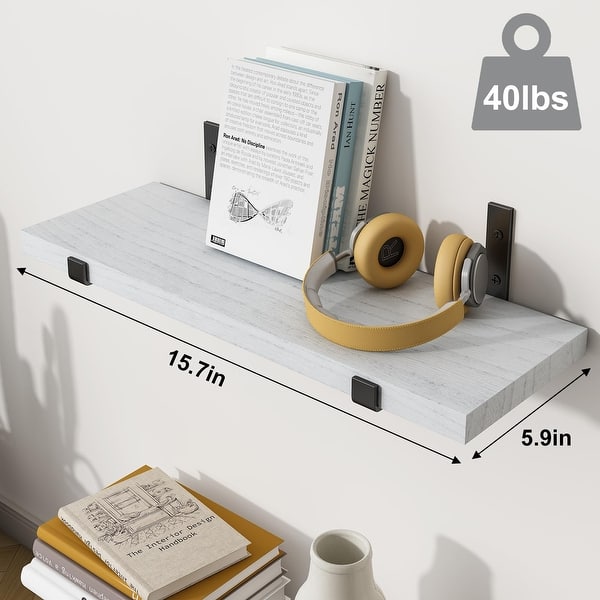 Floating Shelves, Set of 10, Rustic Wood Wall Decor, Farmhouse Wall ...