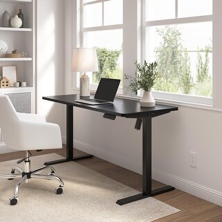 Energize 55W x 24D Height Adjustable Standing Desk by Bush Furniture ...