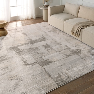 Malwin Abstract Cream/ Taupe Area Rug - Bed Bath & Beyond - 36129813