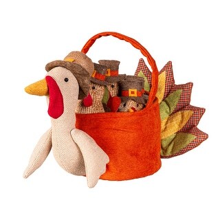 Fabric Turkey Bucket with Fabric Turkey Set - Bed Bath & Beyond - 41212976
