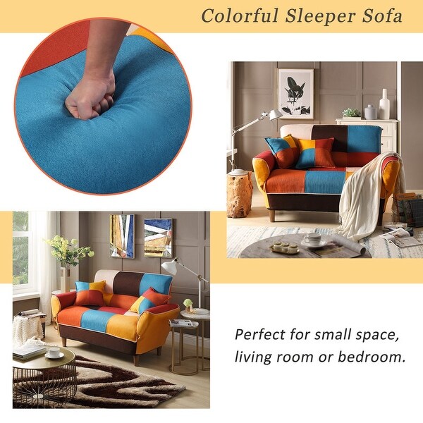 Colorful loveseat store