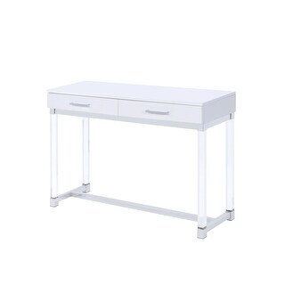 Contemporary White Computer Desk for Home Office - Bed Bath & Beyond ...